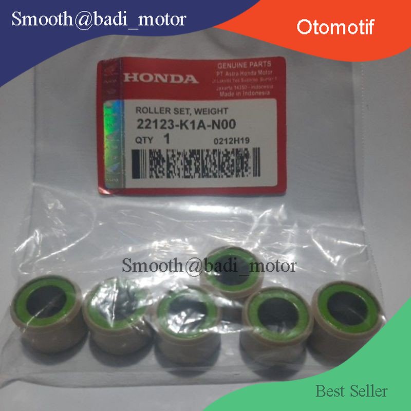 Jual Roller Roler CVT Honda Genio Beat LED ECO Street K1A Scoopy eSP K2F original | Shopee Indonesia