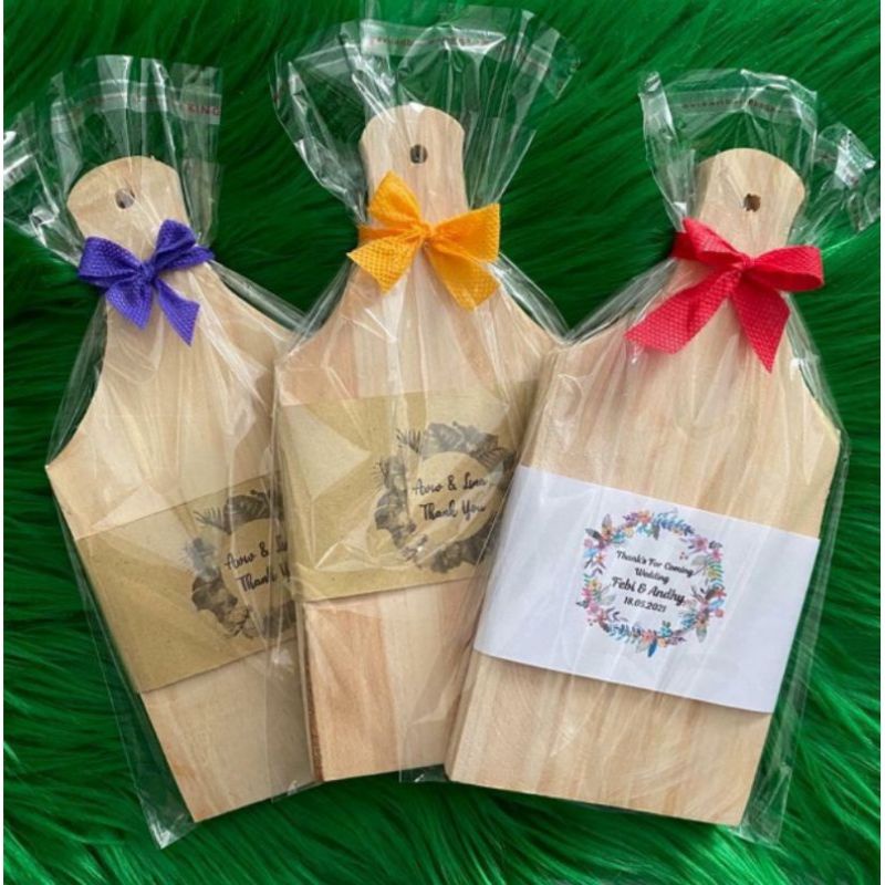 Jual Souvenir Talanan Kemasan Plastik Freee Kartu Ucapan | Shopee Indonesia