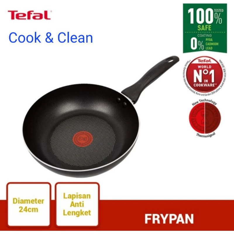 Jual Tefal Natura Frypan - Wokpan / Cook and Clean Frypan / Everyday Cooking Frypan dan Deep ...