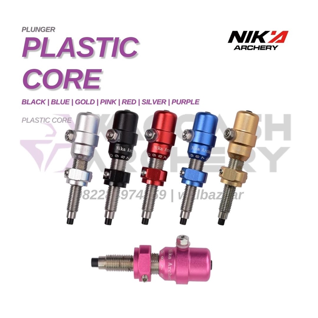 Jual NIKA ARCHERY PLASTIC CORE PLUNGER Panic Button Recurve | Shopee ...