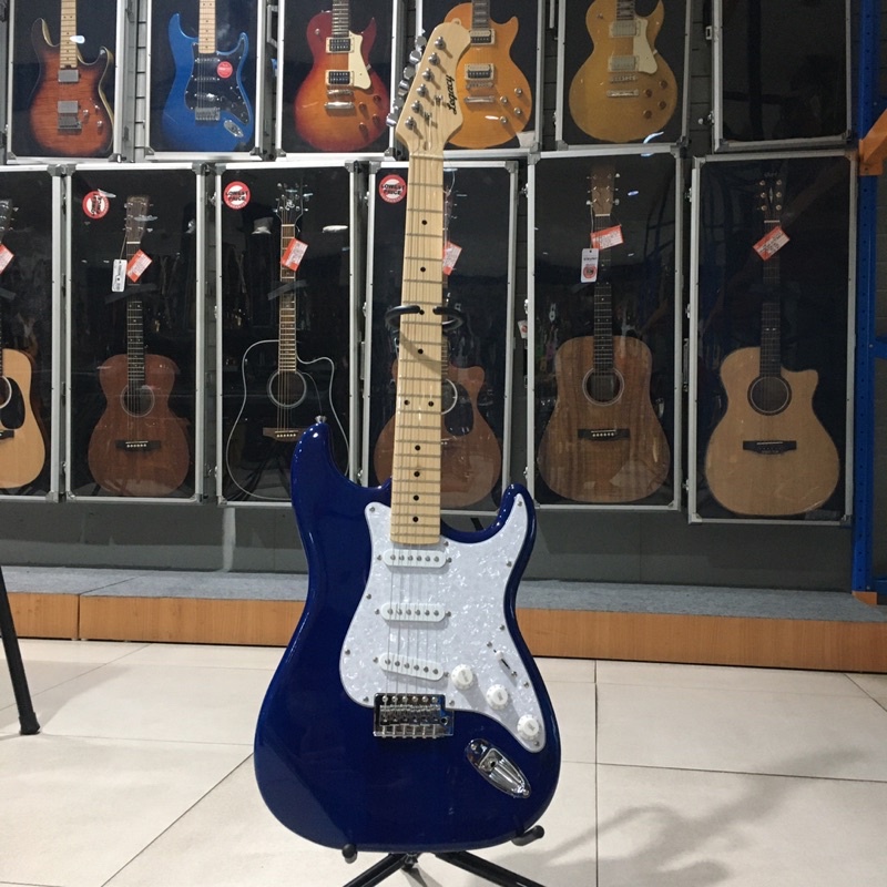 Jual LEGACY ELECTRIC GUITAR TRANS BLUE EG-100-TBL (HSS PICK UP/SA PICK ...