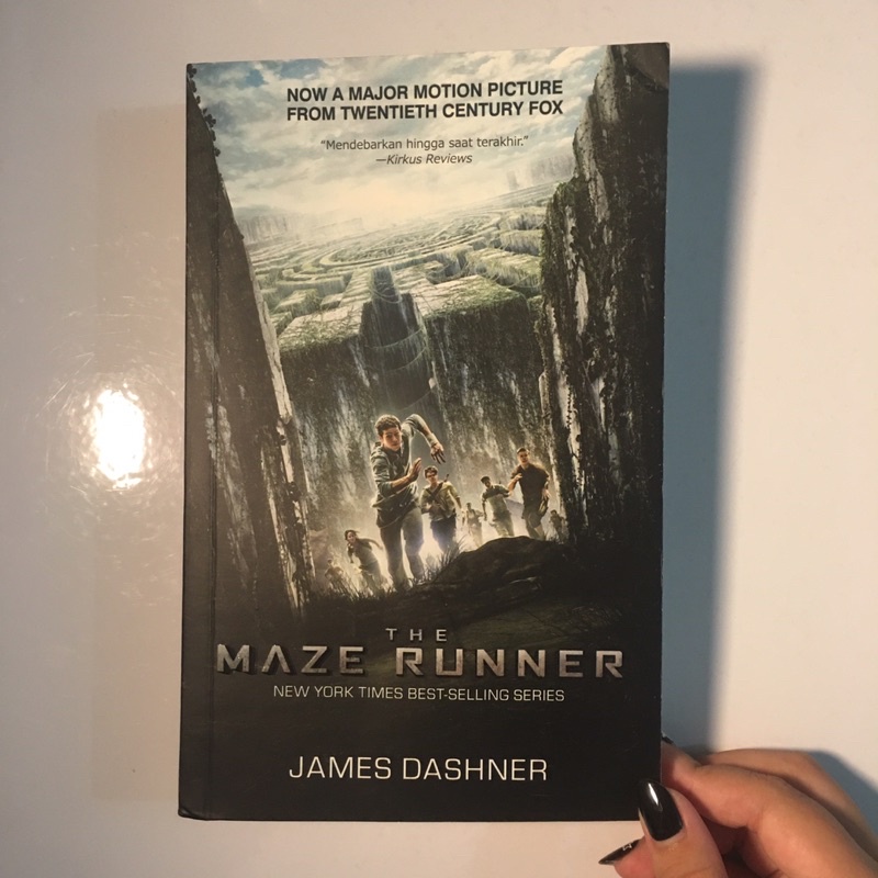 Jual buku novel The Maze Runner preloved/bekas [BACA DESKRIPSI ...