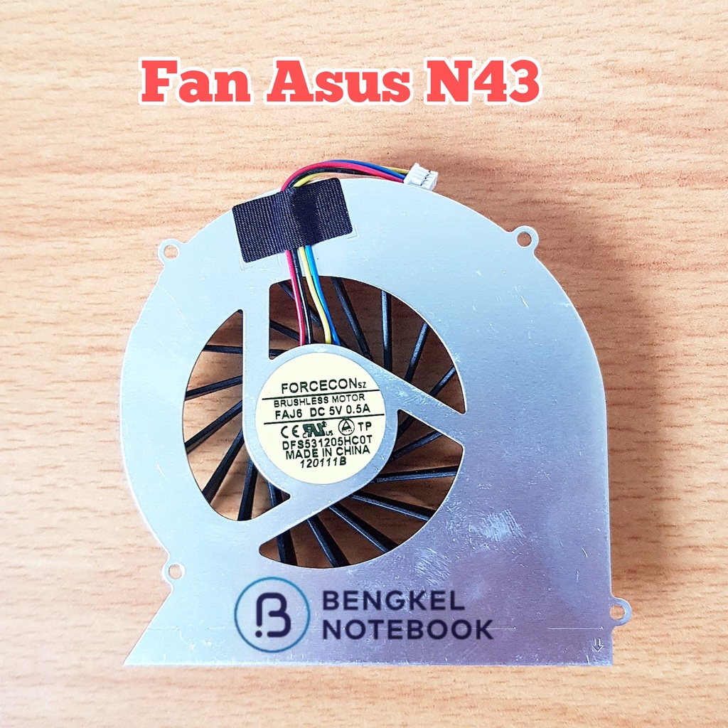 Jual Fan Asus N43 N43S N43SL N43SM N43J N43JF N43JQ N43JM | Shopee ...