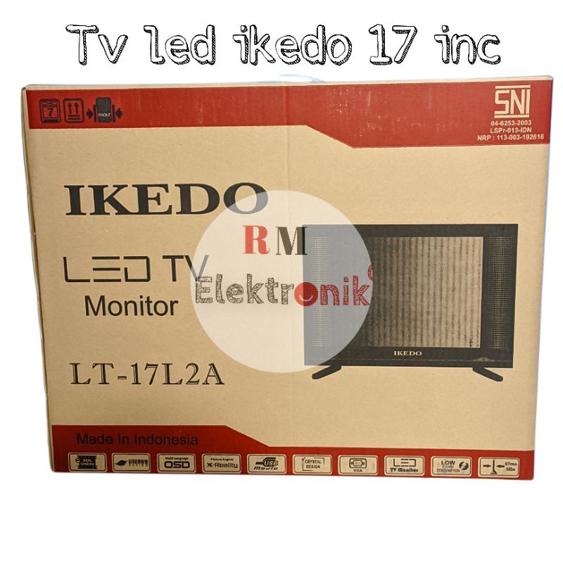 Jual Tv led 17 inc ikedo (banjarmasin grab/shoope instan) | Shopee ...