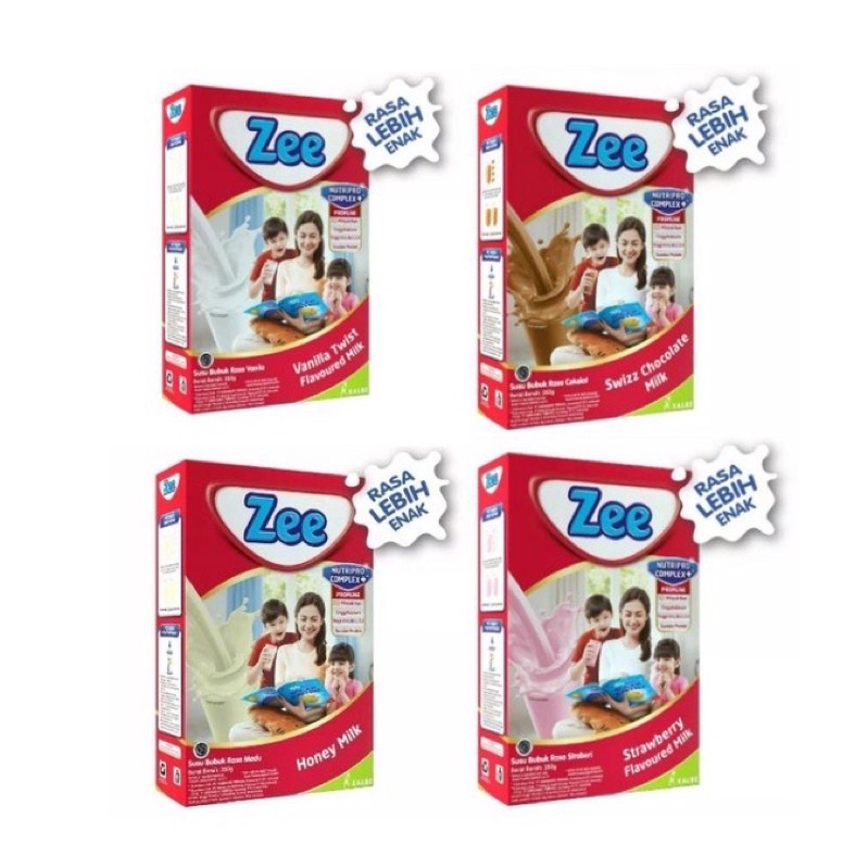 Jual ZEE Regular strawberry/cklt/vnl 350 gr ( BOX ) | Shopee Indonesia