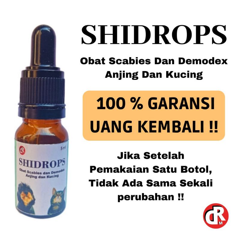 Jual Obat Scabies Demodex Anjing Kucing Parasit Gatal Berkerak Shidrops ...