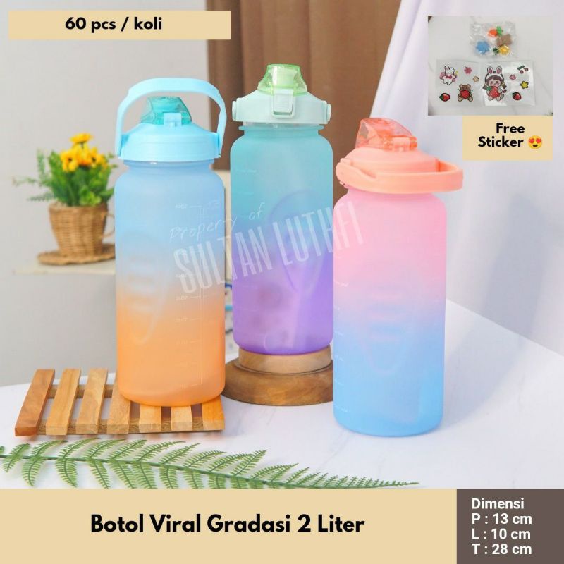 Jual Botol Viral Gradasi 2L | Shopee Indonesia