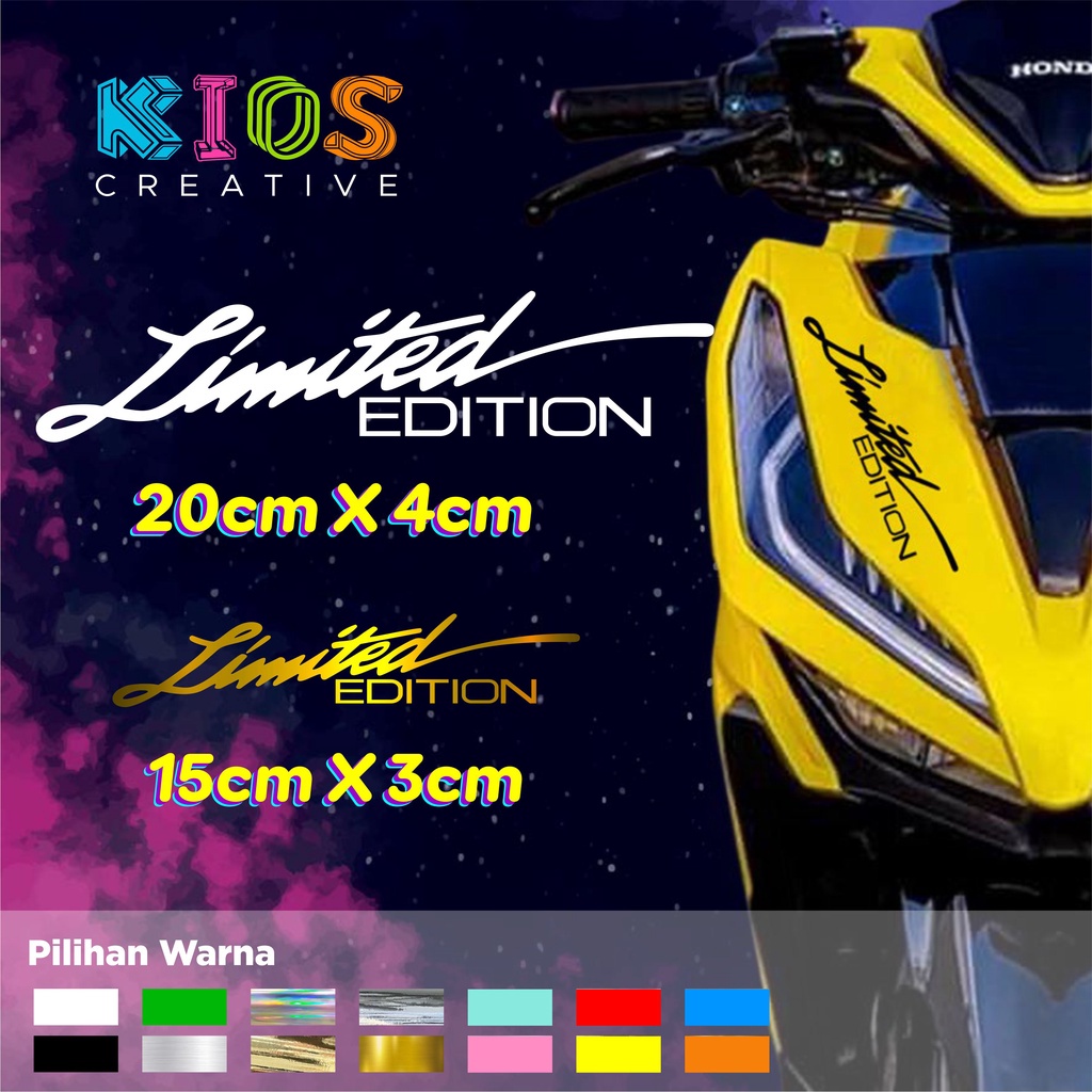 Jual Sticker Motor Racing LIMITED EDITION Viral Sticker Motor BEAT ...