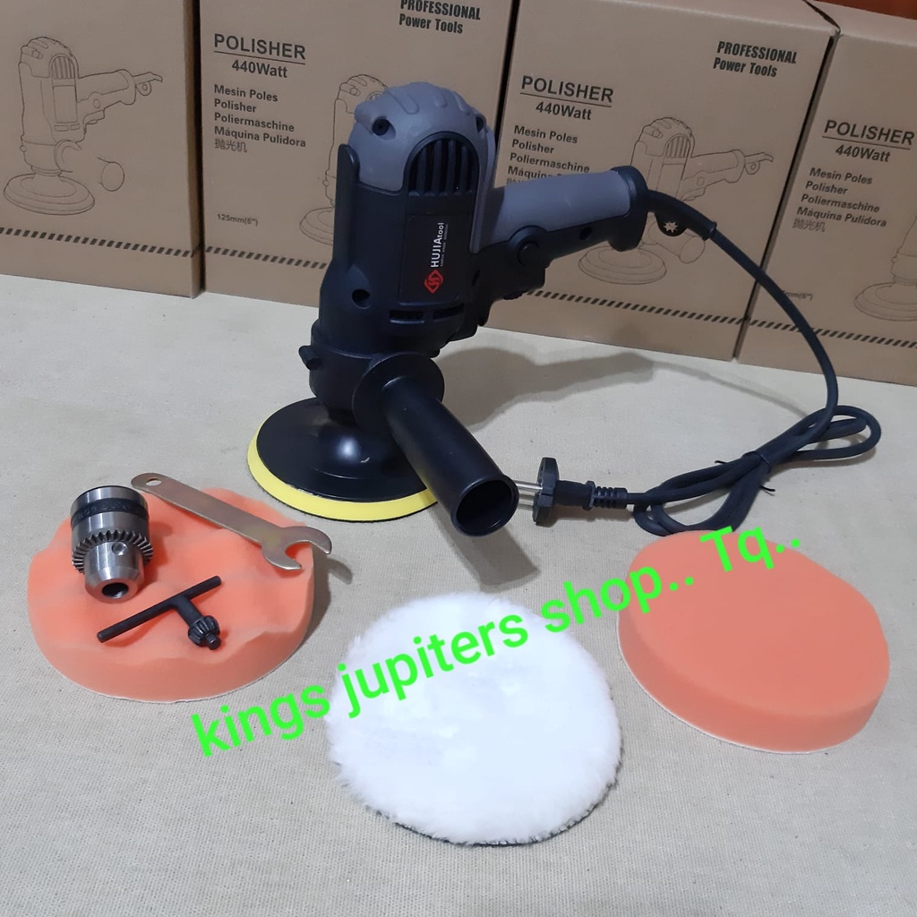 Jual ini 3in1 HUJIA POLISHER jadi MESIN BOR 10MM jadi GERGAJI POLES ...