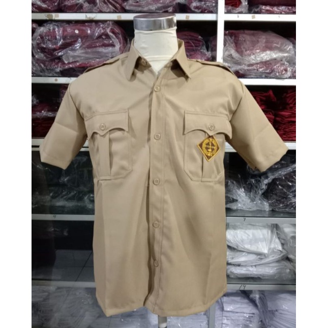 Jual kemeja rapilo, kemeja penegak rapilo, kemeja pramuka rapilo pendek ...