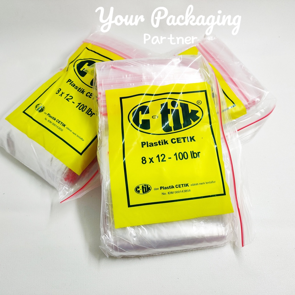 Jual Plastik Klip isi 100lembar Cetik Plastik Sambal Saos Makanan Obat ...