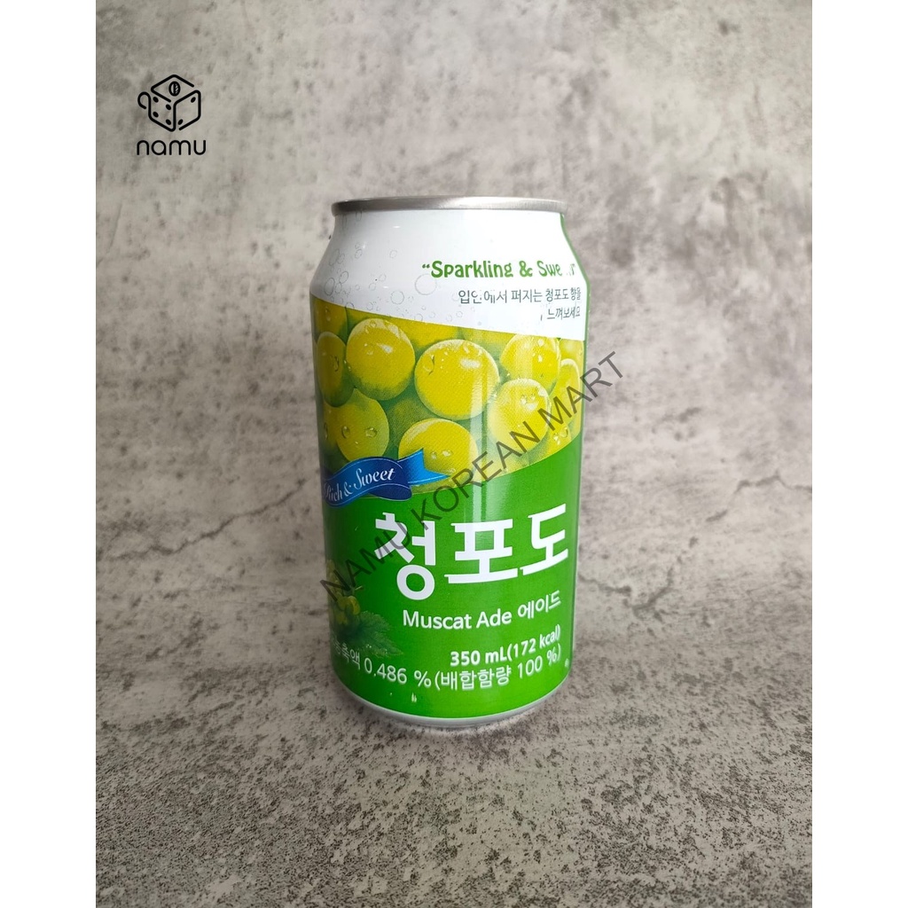 Jual Ilhwa Green Grape Ade 350ml / Hallabong Ade / Minuman Soda Korea ...