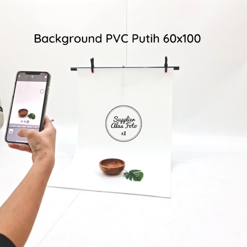 Jual SAF Paket mini stand + pvc background foto PUTIH / backdrop photo ...