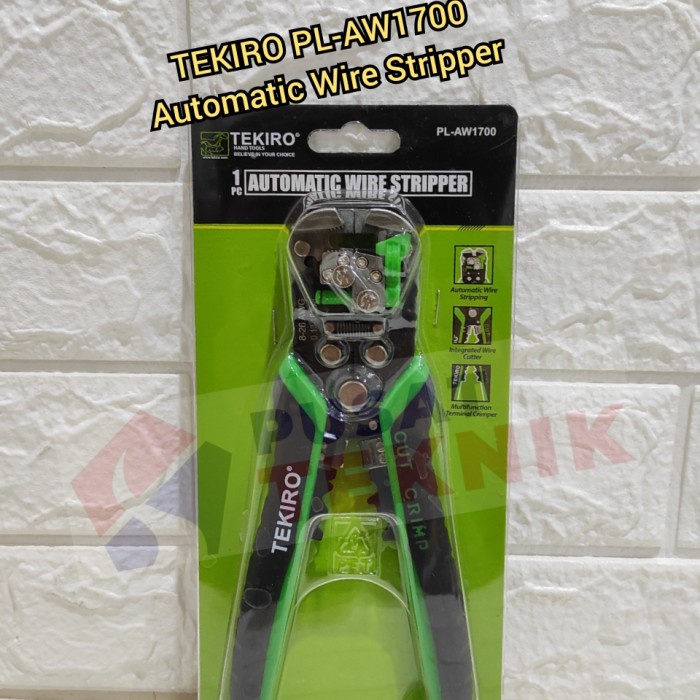 Jual TANG KUPAS KABEL OTOMATIS TEKIEO - AUTOMATIC WIRE STRIPPER TEKIRO | Shopee Indonesia