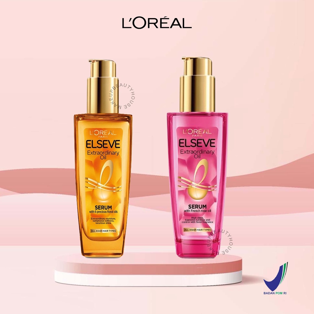 Jual LOREAL Paris Elseve Extraordinary Oil Hair Treatment Serum ...