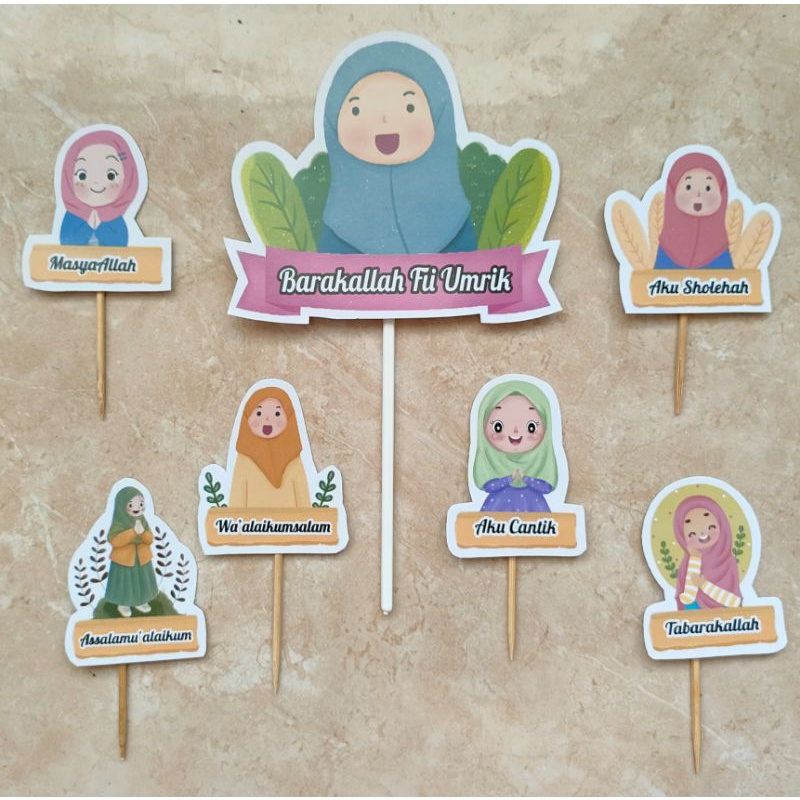 Jual topper hiasan dekorasi kue cake nasi tumpeng ulang tahun ...