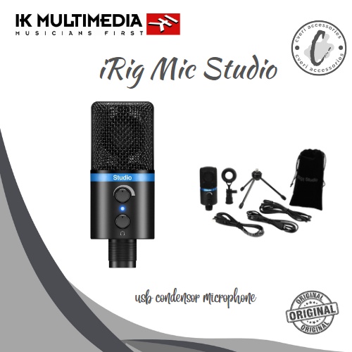 Jual IK MULTIMEDIA Irig Mic Studio USB Condenser Microphone | Shopee ...