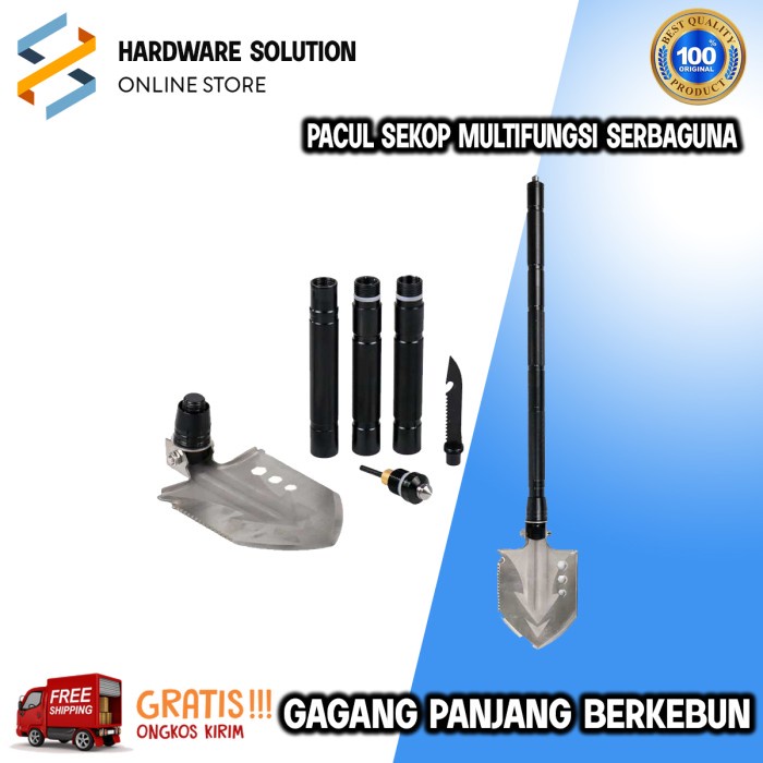 Jual Sekop Pacul Sekop Multifungsi Serbaguna Tactical Gagang Panjang ...