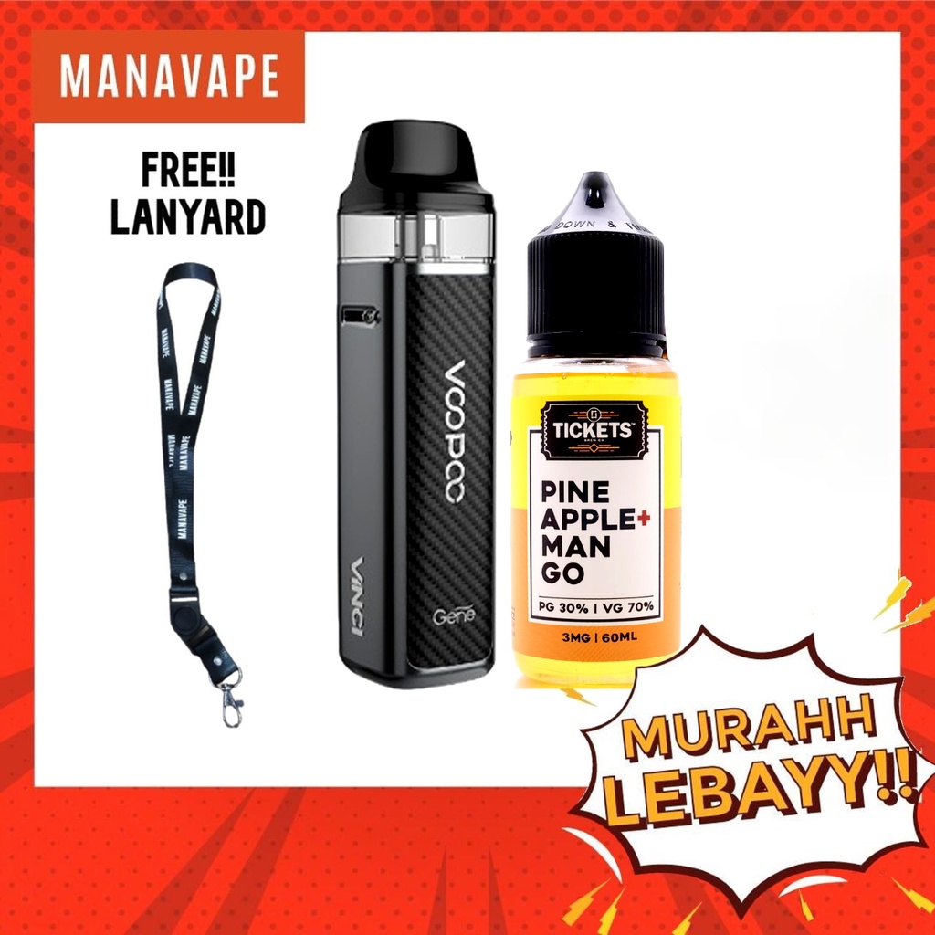 Jual VINCI 2 KIT 55W AUTHENTIC by VOOPOO + LIQUID TICKET 60ML | Shopee ...