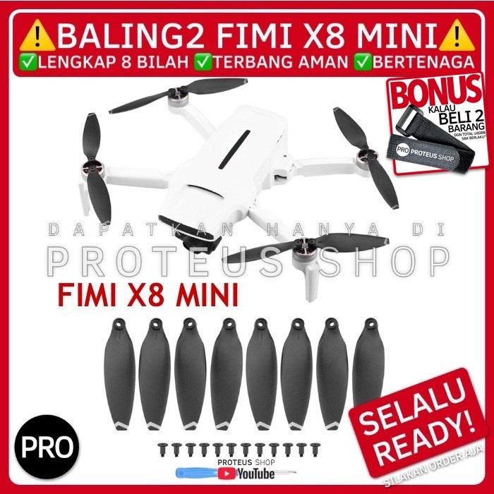 Jual Baling Propeller Prop Fimi X8 Mini Props Cadangan Baling2 Propeler ...