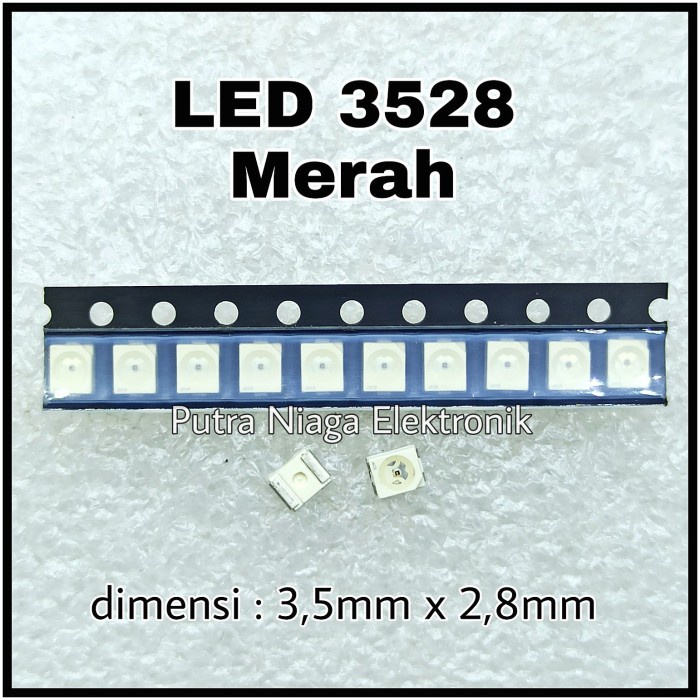 Jual LED 3528 SMD Merah Terang / Red Bright 2835 putr4n14 Murah ...