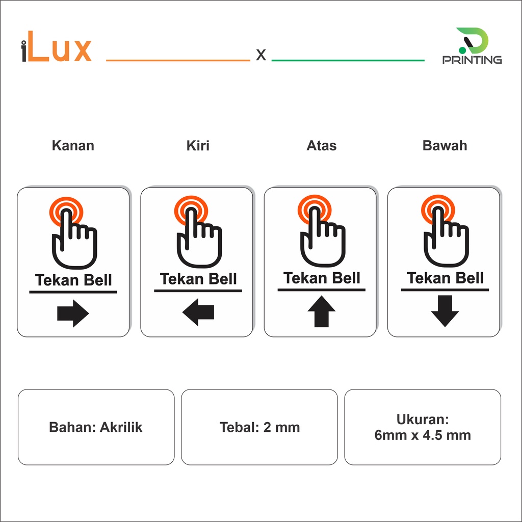 Jual Tanda Bel kanan, kiri, atas, bawah | Shopee Indonesia