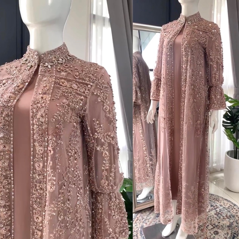 Jual LUXURY GOWN LACELOOK / GAUN PREMIUM GAUN KONDANGAN GAUN BRIDESMAID ...