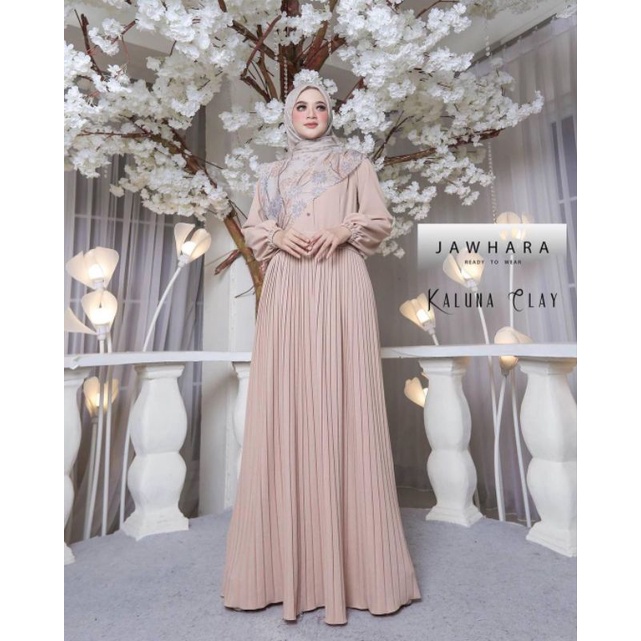 Jual Kaluna Series - Peach - Clay - by Jawhara Ready To Wear | Shopee ...