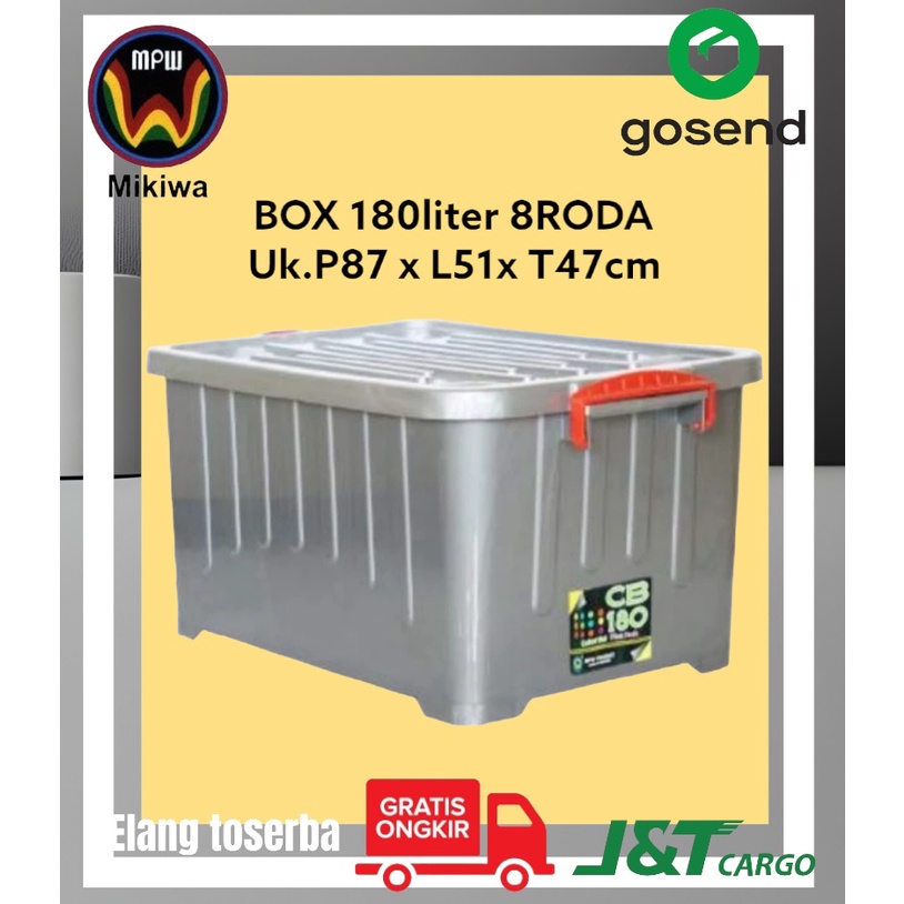 Jual Container box kapasitas 180 liter Besar dan tebal | Shopee Indonesia