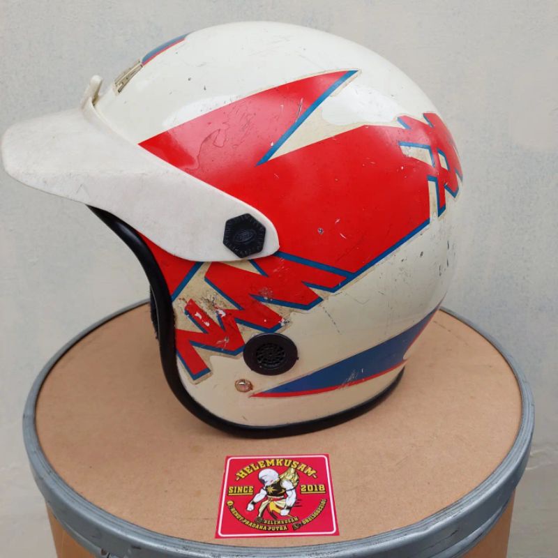 Jual HELM LAWAS, JADUL, KLASIK YAMAHA RX KING F1ZR ALFA ORIGINAL ...