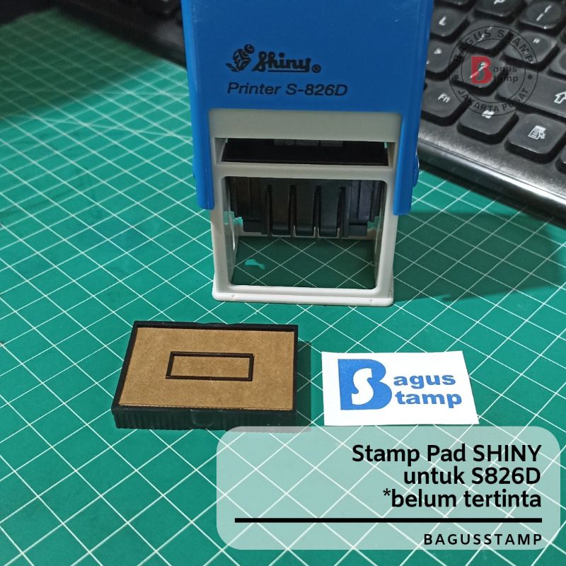 Jual Stamp Pad Self ink SHINY / Bantalan Stempel SHINY | Shopee Indonesia