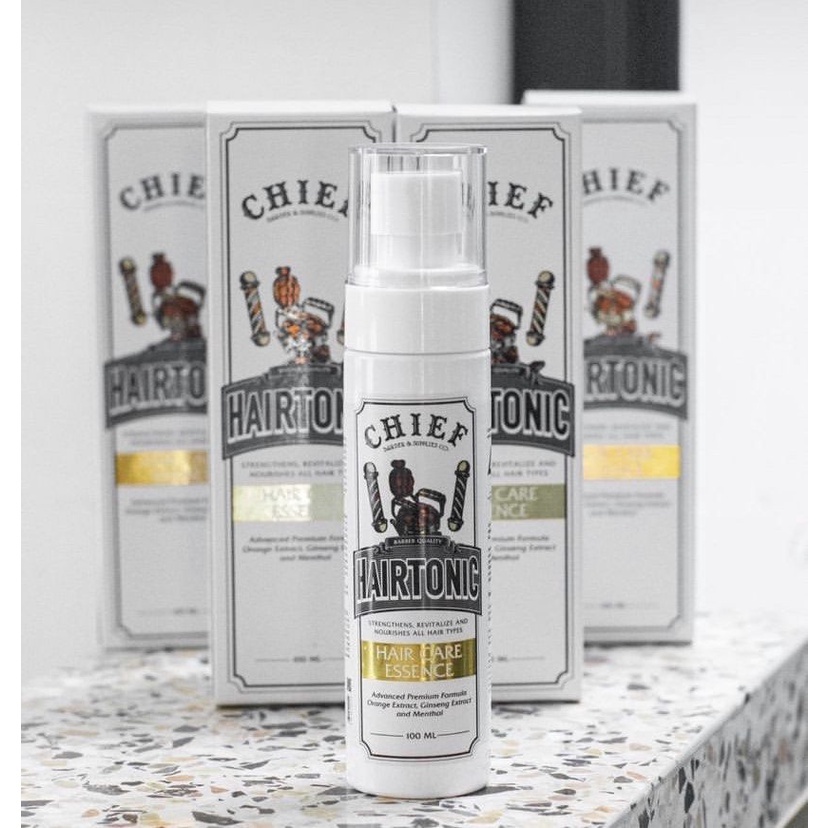 Jual CHIEF HAIR TONIC ( HAIR TONIC + HAIR CARE ESSENCE ) | Shopee Indonesia
