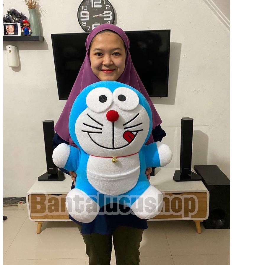 Jual Stok Baru Boneka Doraemon Duduk Ukuran L Murah Bahan Halus Rapih ...