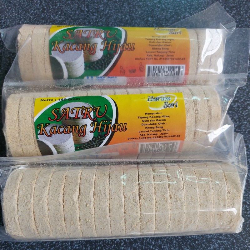 Jual SATRU kacang hijau Harum Sari/ kue koyah kacang hijau / kue satru ...