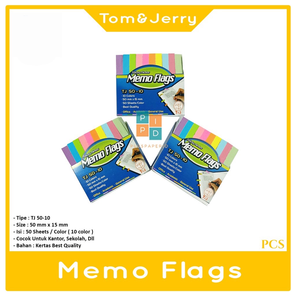 Jual TOM and JERRY - Sticky Note Memo Flags - Pack | Shopee Indonesia