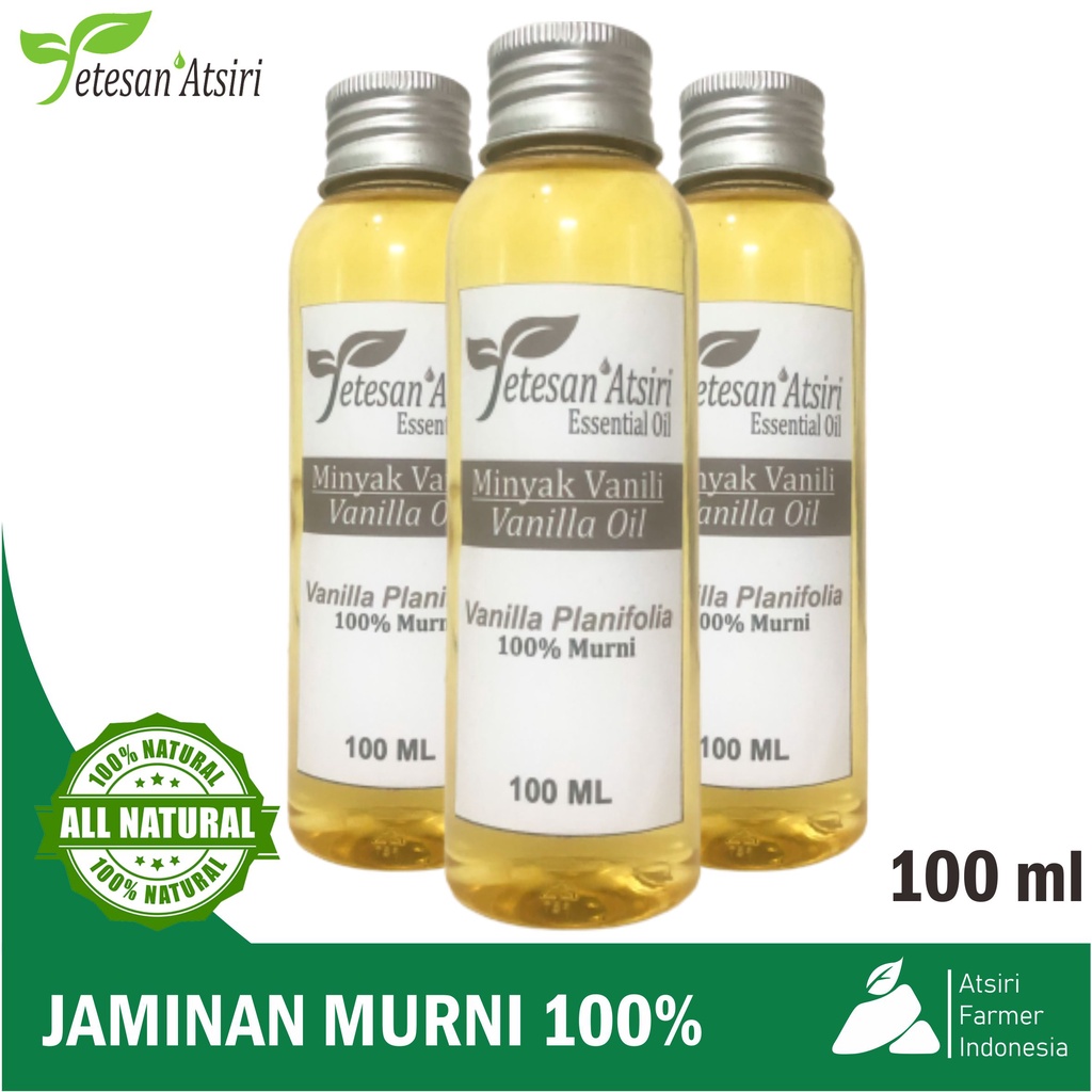 Jual 100ml minyak atsiri vanilla murni tanpa campuran vanilla vanila vanili pure essential oil ...