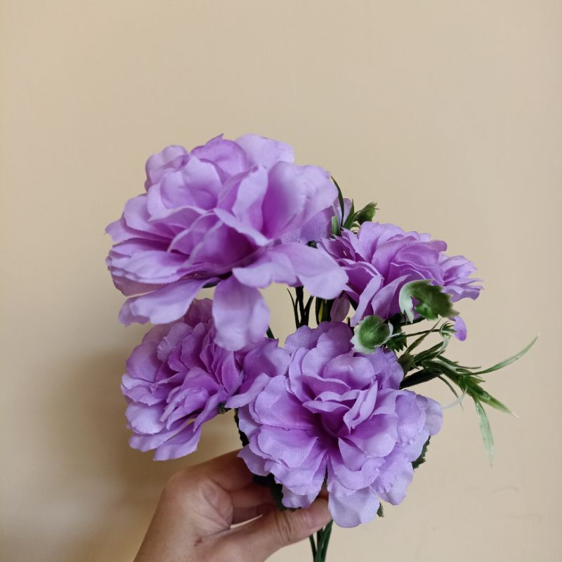 Jual BUNGA ANYELIR CARNATION TIPE SJ CABANG 5 - Artificial Pompom Murah ...