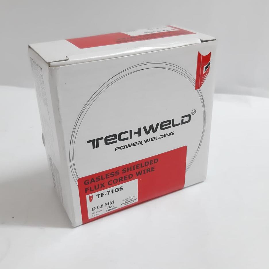 Jual Model Baru Kawat Las Flux Cored Gasless Wire Techweld 0.8mm 1.0mm ...