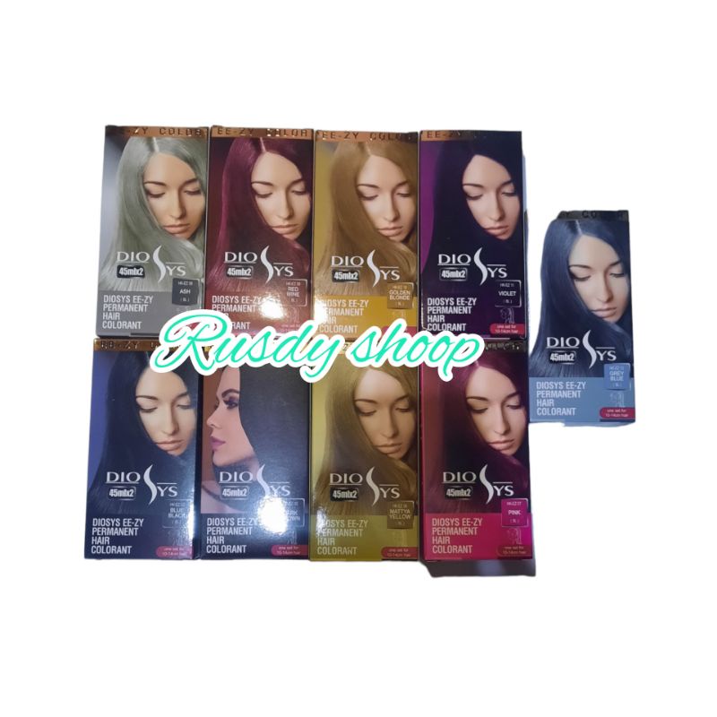 Jual DIOSYS EE-ZY Permanent Hair Color 45ml | Shopee Indonesia