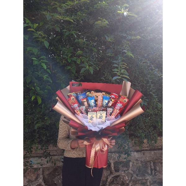 Jual Bucket snack Extra Large /bucket wisuda / Huge Buquet Snack ...