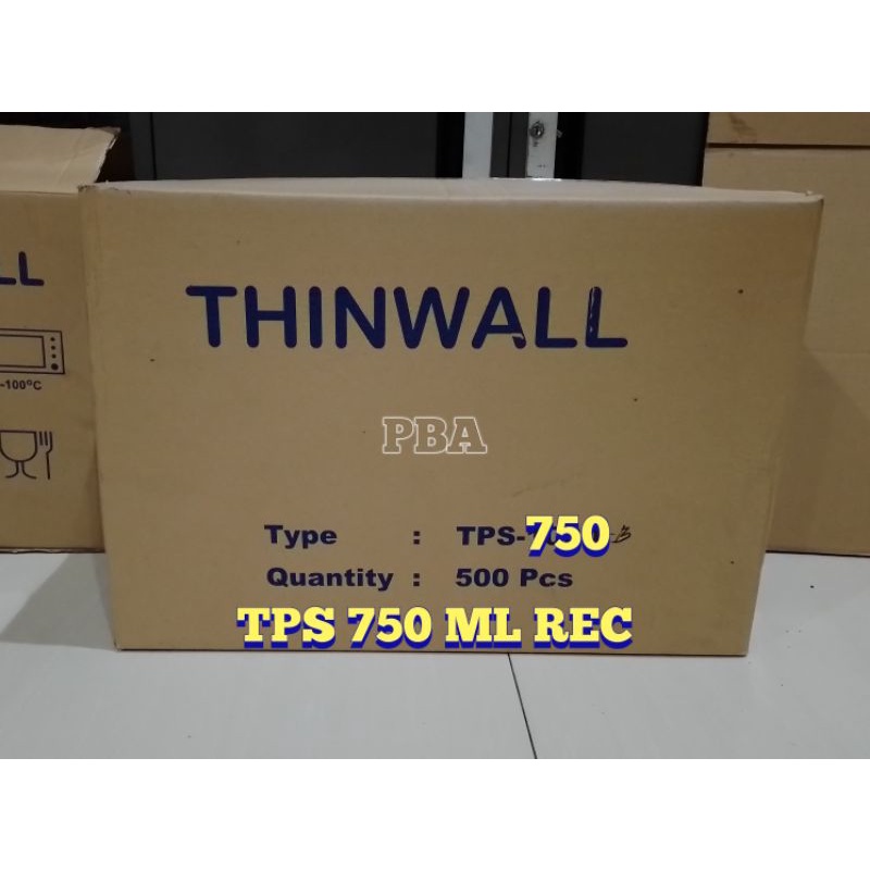 Jual Thinwall 750 ml rec ( 500 pcs ) | Shopee Indonesia