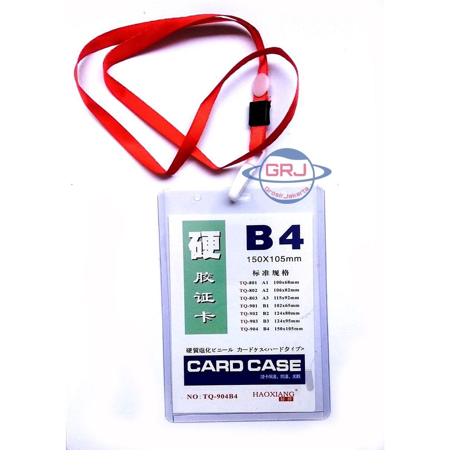 Jual Set Panitia Plastik Card Case B4 Shopee Indonesia