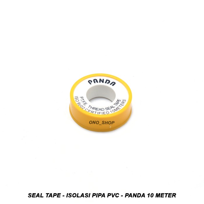 Jual Seal Tape - Isolasi Pipa PVC - Panda 10 Meter onosh00 | Shopee ...