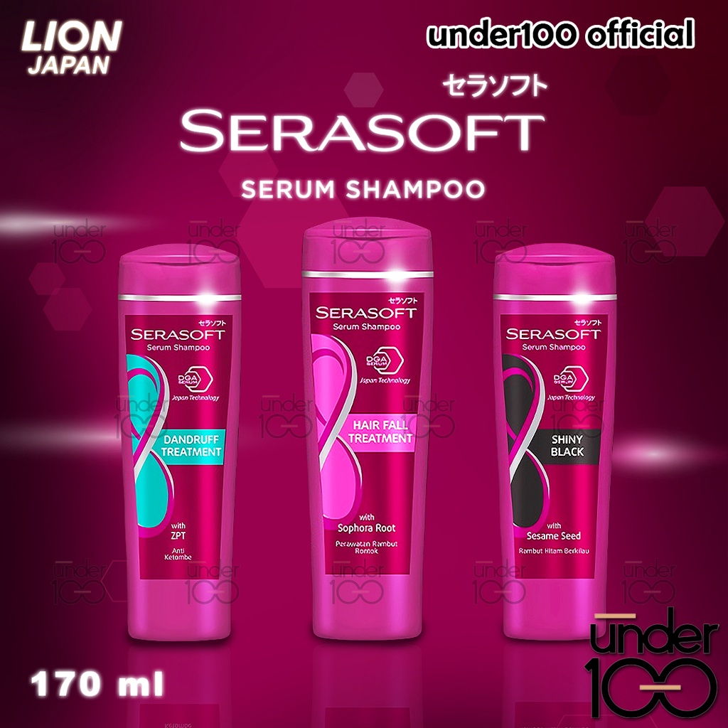 Jual Under100 Serasoft Serum Shampoo 170 ml | Hair Fall Treatment ...