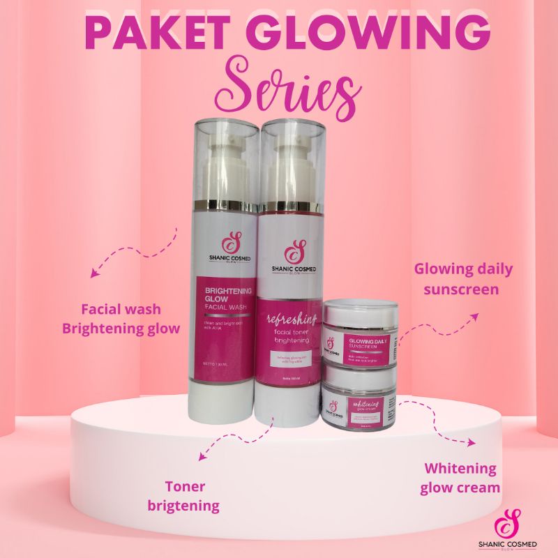 Jual PAKET GLOWING SERIES ( UNTUK MENCERAHKAN DAN KULIT KUSAM) | Shopee ...