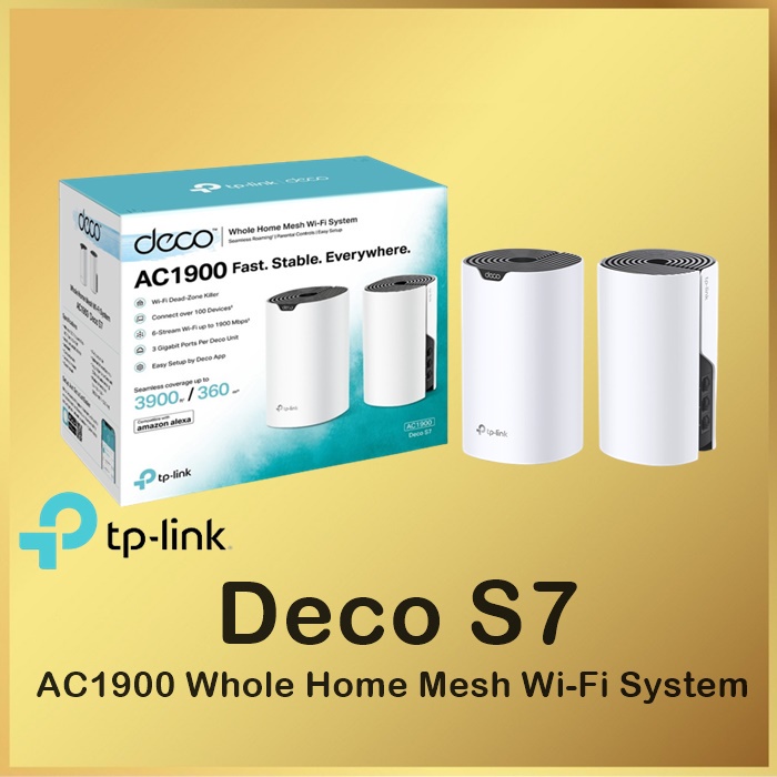Jual TP-Link Deco S7 AC1900 Dual Band Home Mesh Wireless Router ( 2 ...