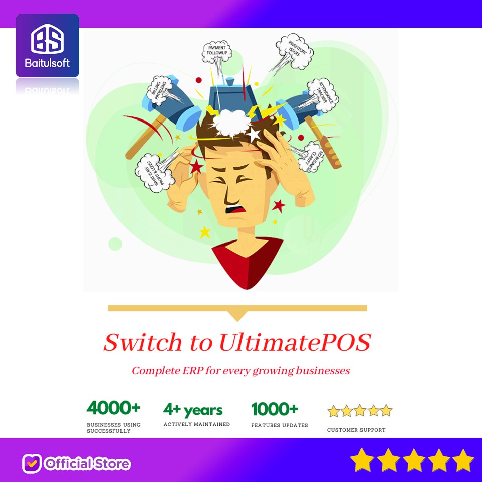 Jual SOURCE CODE APLIKASI ULTIMATE POS - BEST ERP, STOCK MANAGEMENT ...