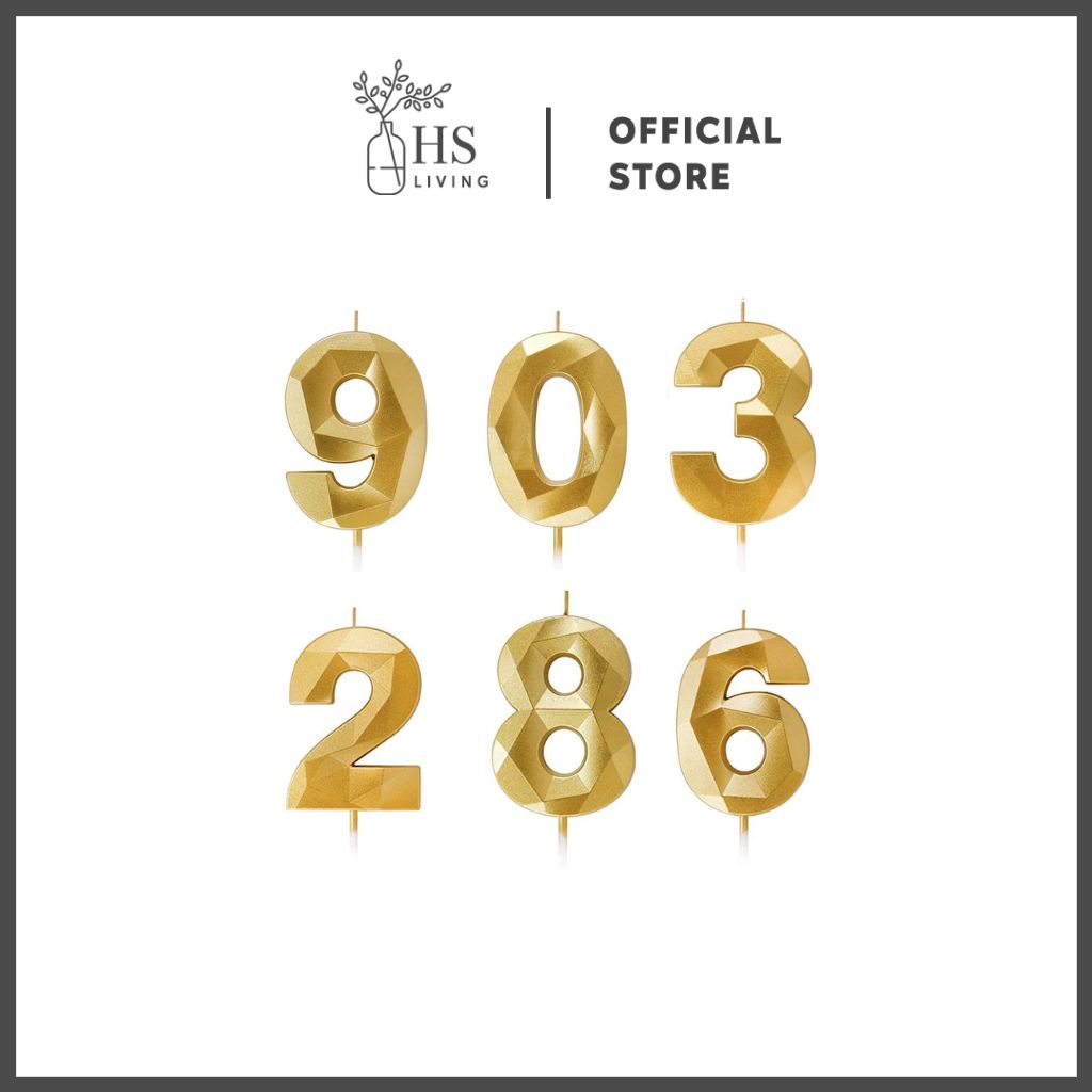 Jual Hs living Lilin Angka Ulang Tahun / Lilin Aesthetic / Lilin Ultah ...