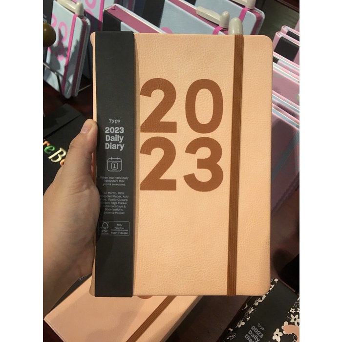 Jual Agenda Typo Daily Planner Jurnal Journal A5 2023 Original Jadwal ...