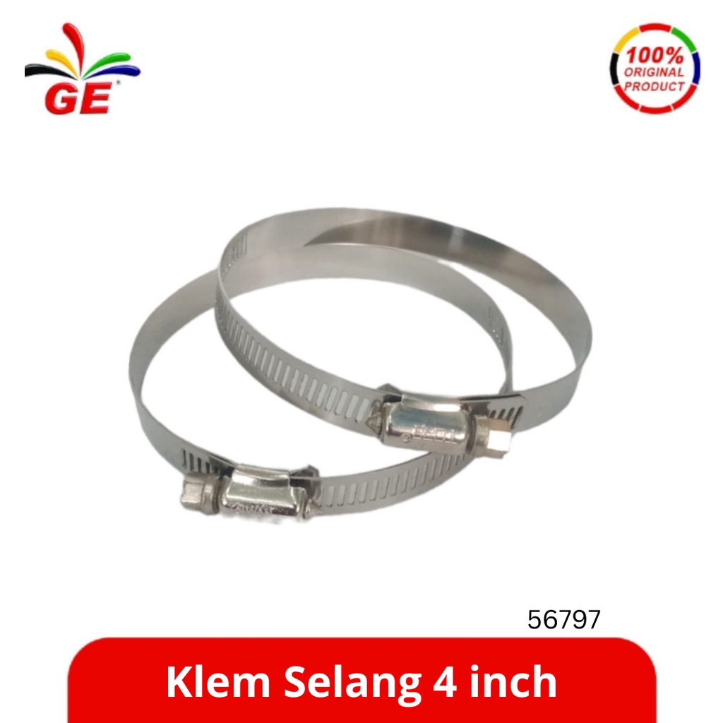 Jual GE - Klem Selang 4 inch 56797 | Shopee Indonesia